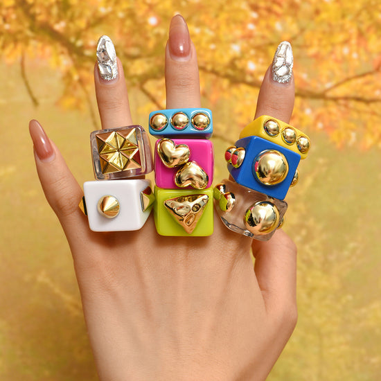 Luxe Candy Rings - (Set of 8 Rings) – Xxessories