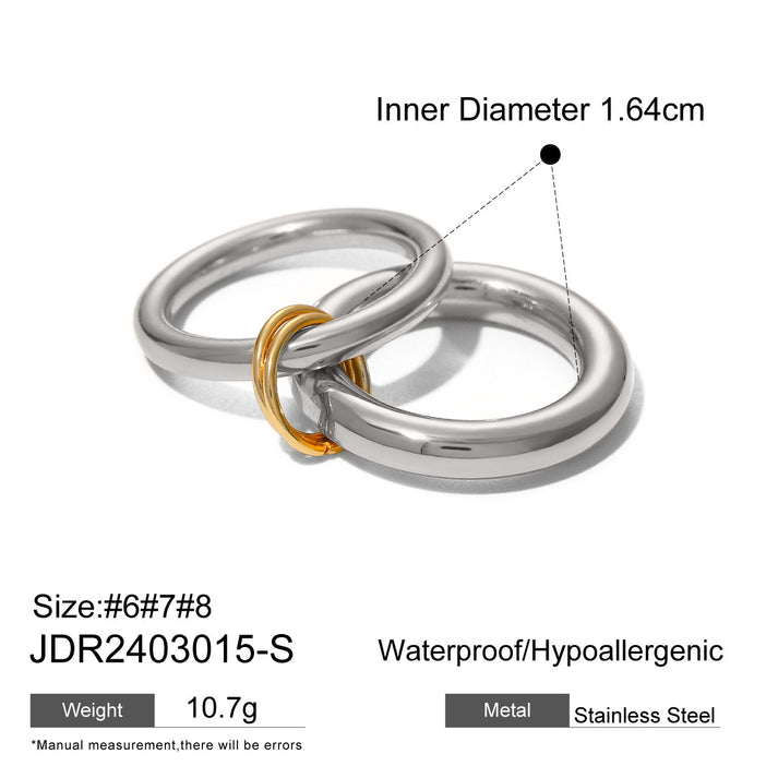 Metallic Harmony Rings – Xxessories